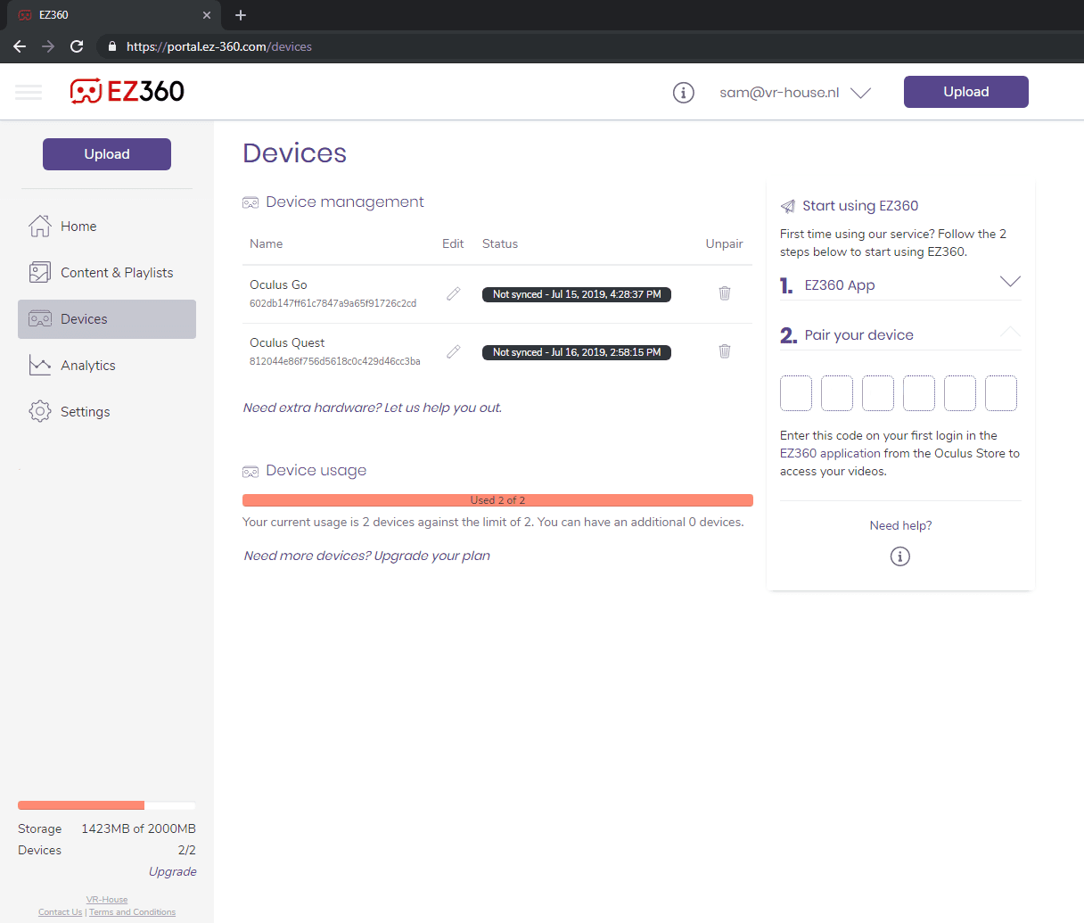 Home - EZ360- VR Player and CMS for VR Headsets